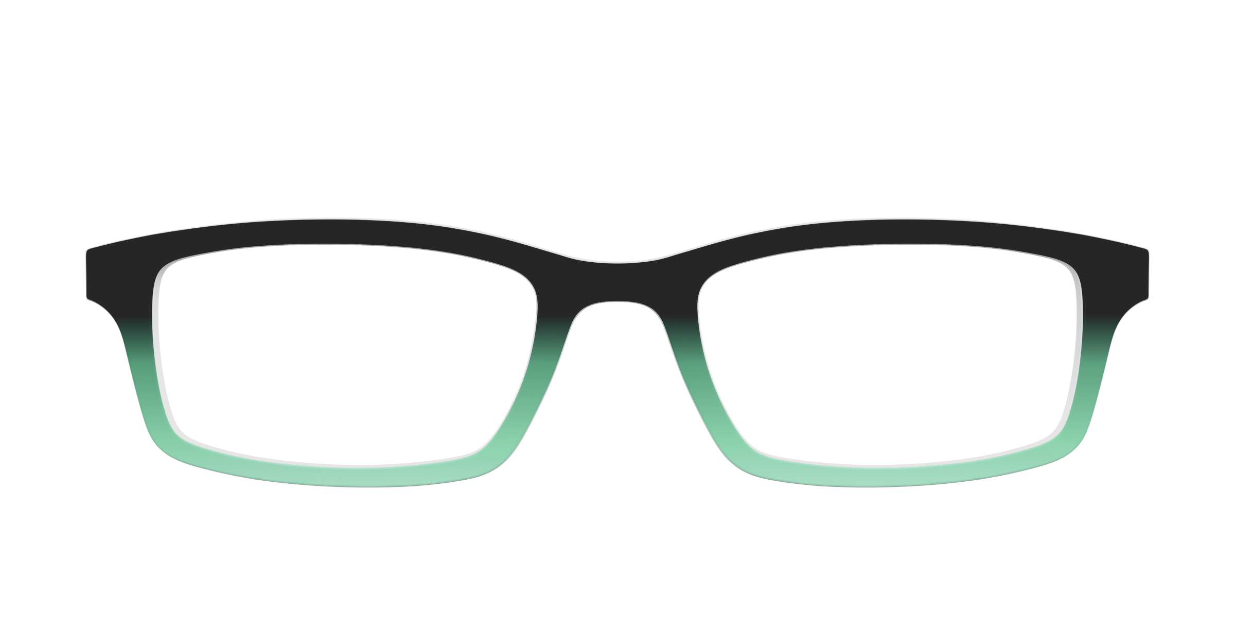 The Black to Spearmint Gradient – Pair Eyewear Retail