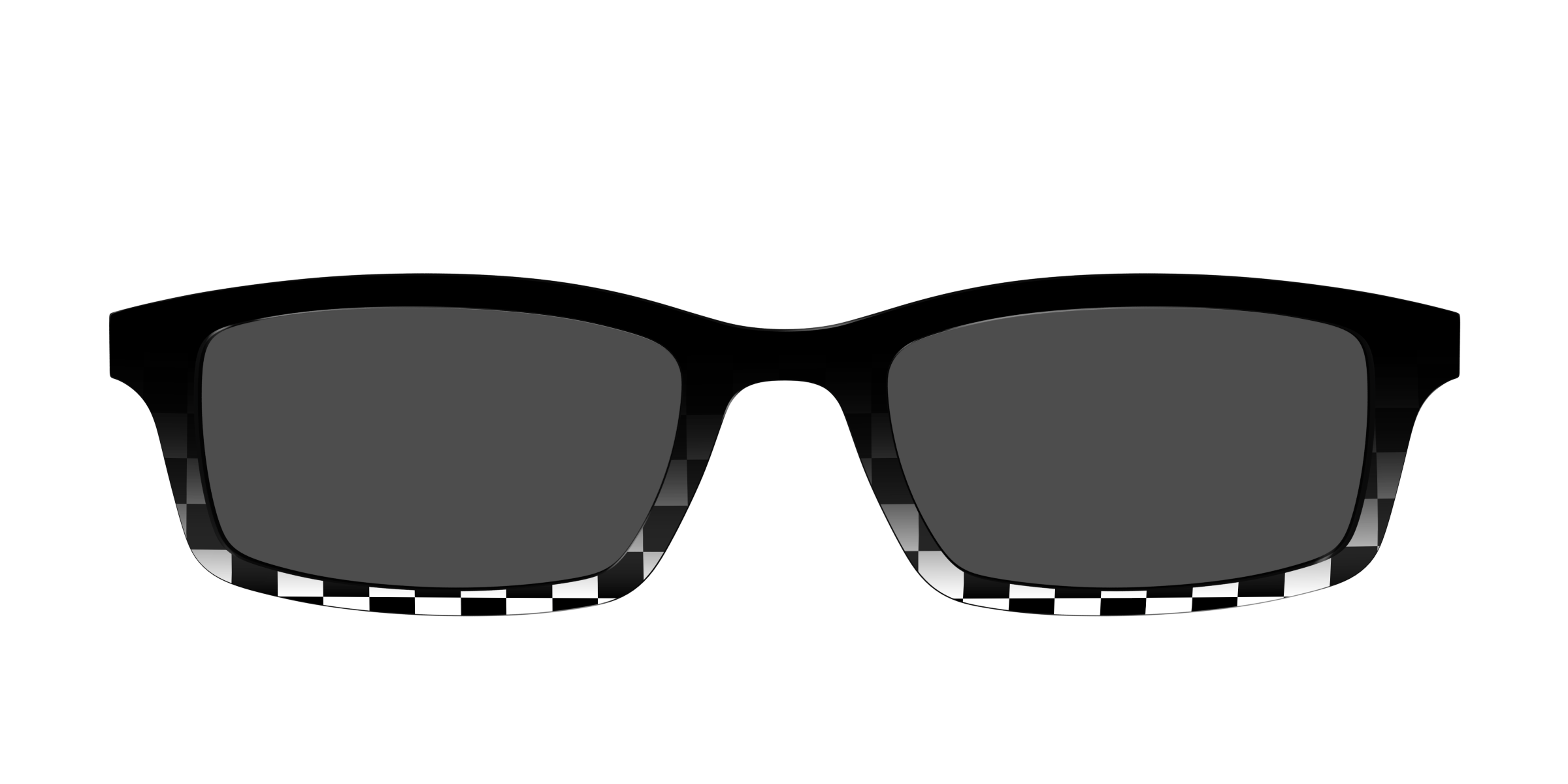 The Polarized Checkerboard Fade Sun Top – Pair Eyewear Retail